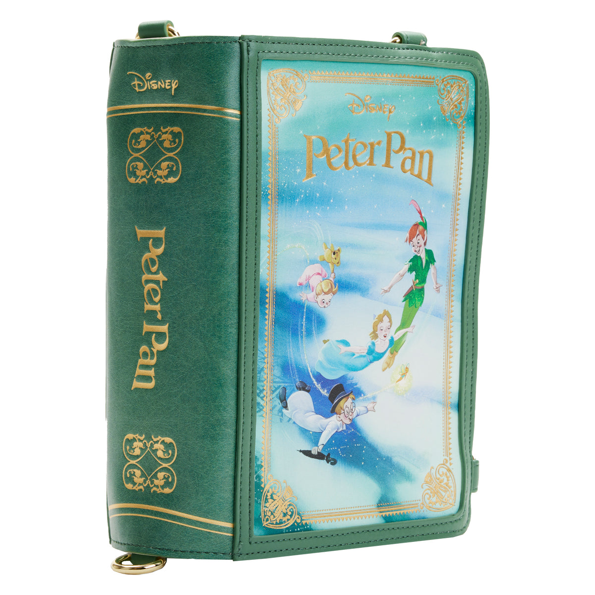 Loungefly Peter Pan Book Series Convertible Backpack – Magical Land of ...